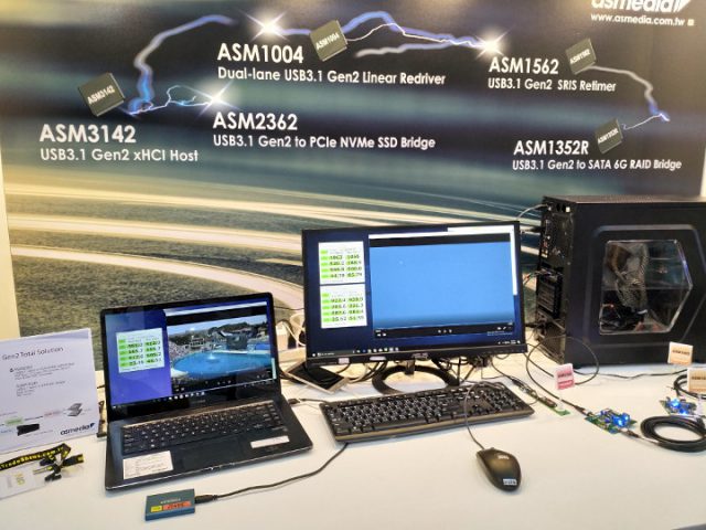Чип ASM2362 USB 3.1 Gen2 с PCIe разработанный для USB NVMe SSD дисков ...