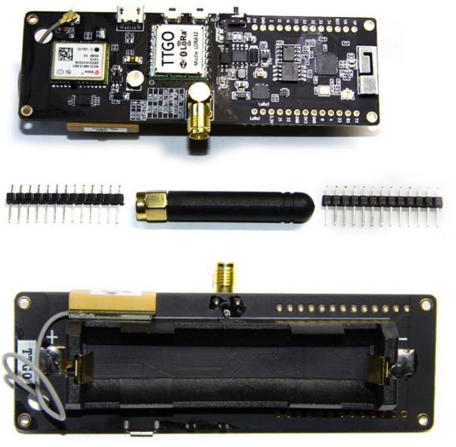 Разработка ESP32 LoRa GPS Tracker решений с платой TTGO T-Beam — CNXSoft- новости Android ...