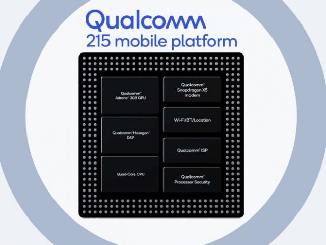 64-битный процессор Qualcomm 215 предназначен для смартфонов начального ...