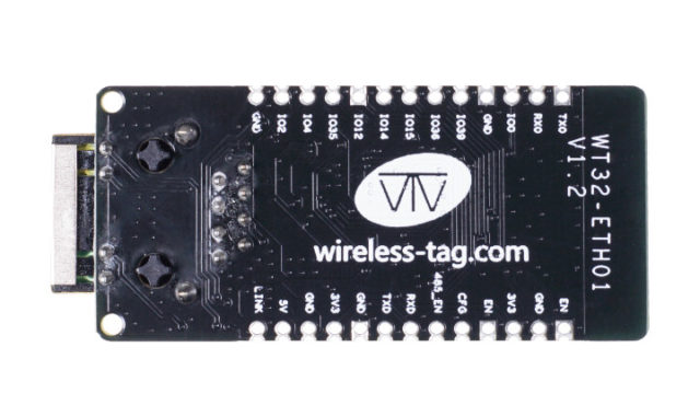 WT32-ETH01 за 6 долларов — это миниатюрная плата ESP32 с Ethernet ...