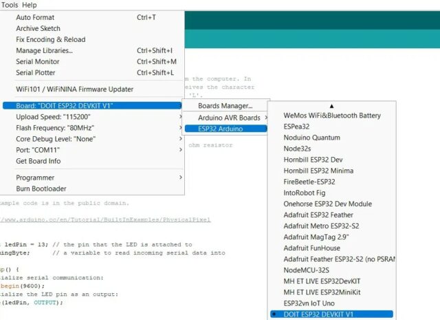 Управление светодиодом на плате ESP32 с помощью Tuya Link SDK — CNXSoft- новости Android ...