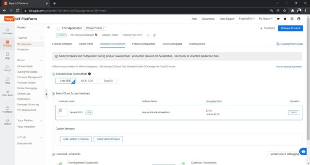 Управление светодиодом на плате ESP32 с помощью Tuya Link SDK — CNXSoft- новости Android ...