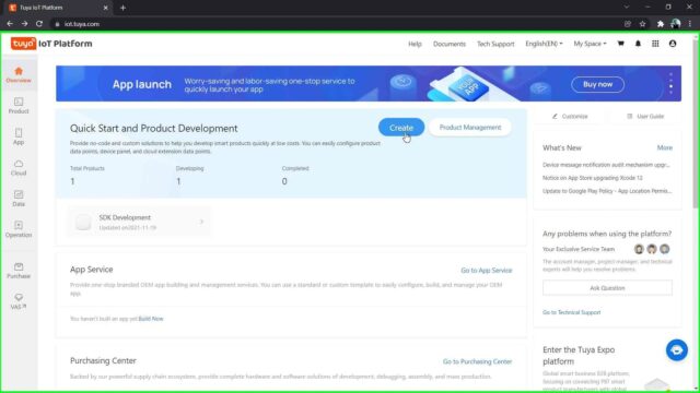 Управление светодиодом на плате ESP32 с помощью Tuya Link SDK — CNXSoft- новости Android ...