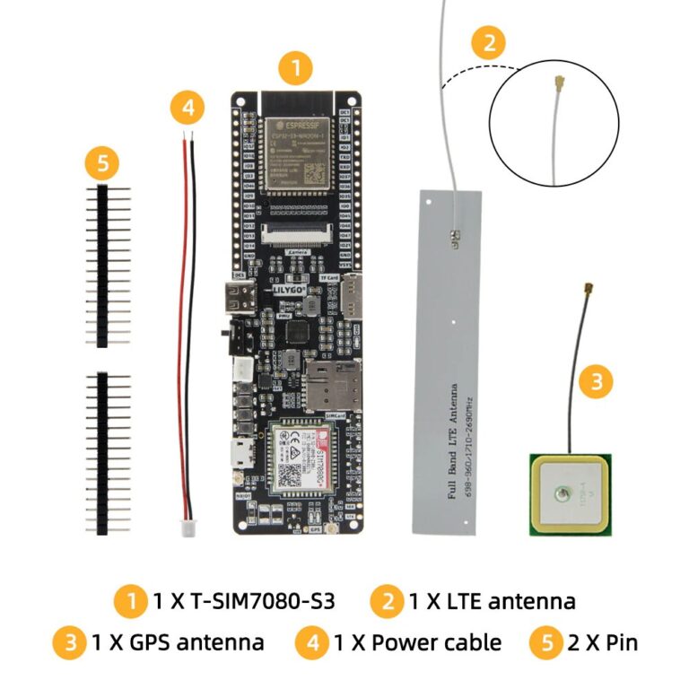 Плата IoT поддерживает WiFi, Bluetooth, NB-IoT, Cat-M и GNSS с модулями ...